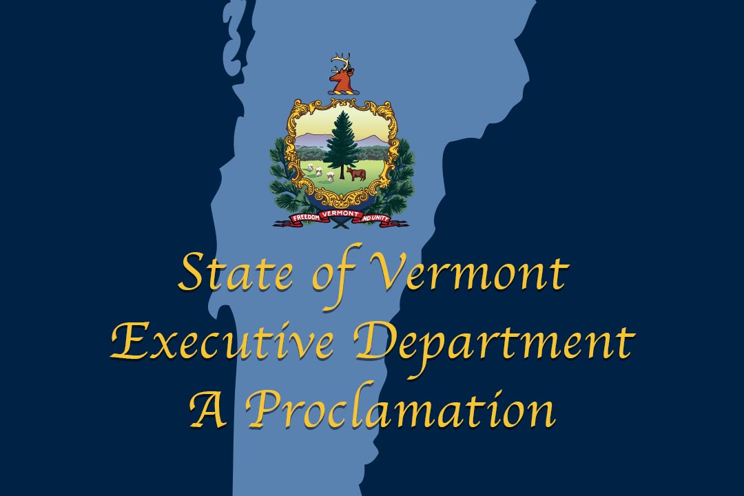 State of Vermont Executive Department A Proclamation - NERSA